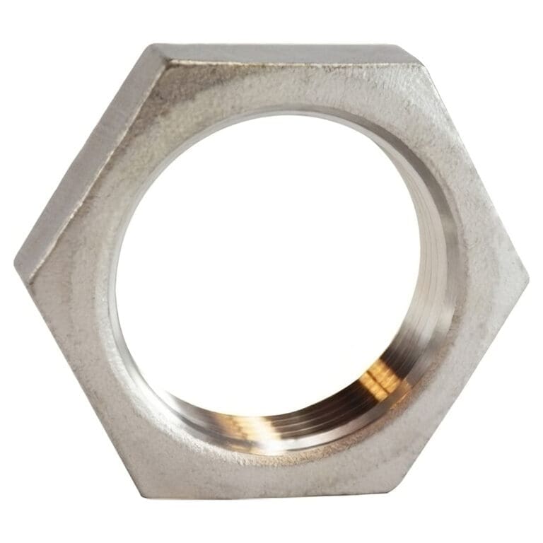3/8" Pipe Fitting Locknut, Stainless Steel